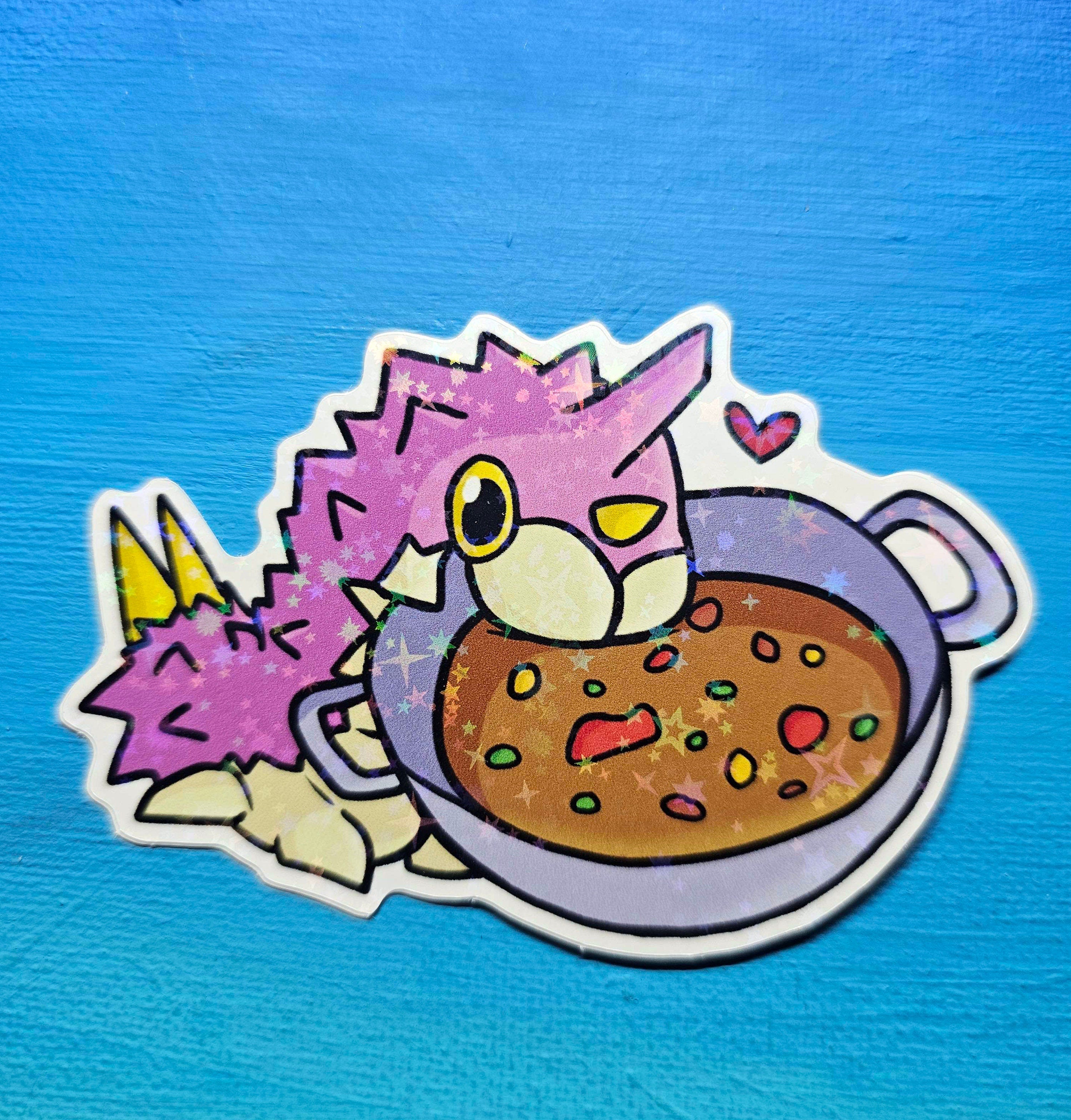 Shiny Wurmple Soup Sticker – Zilla's Art