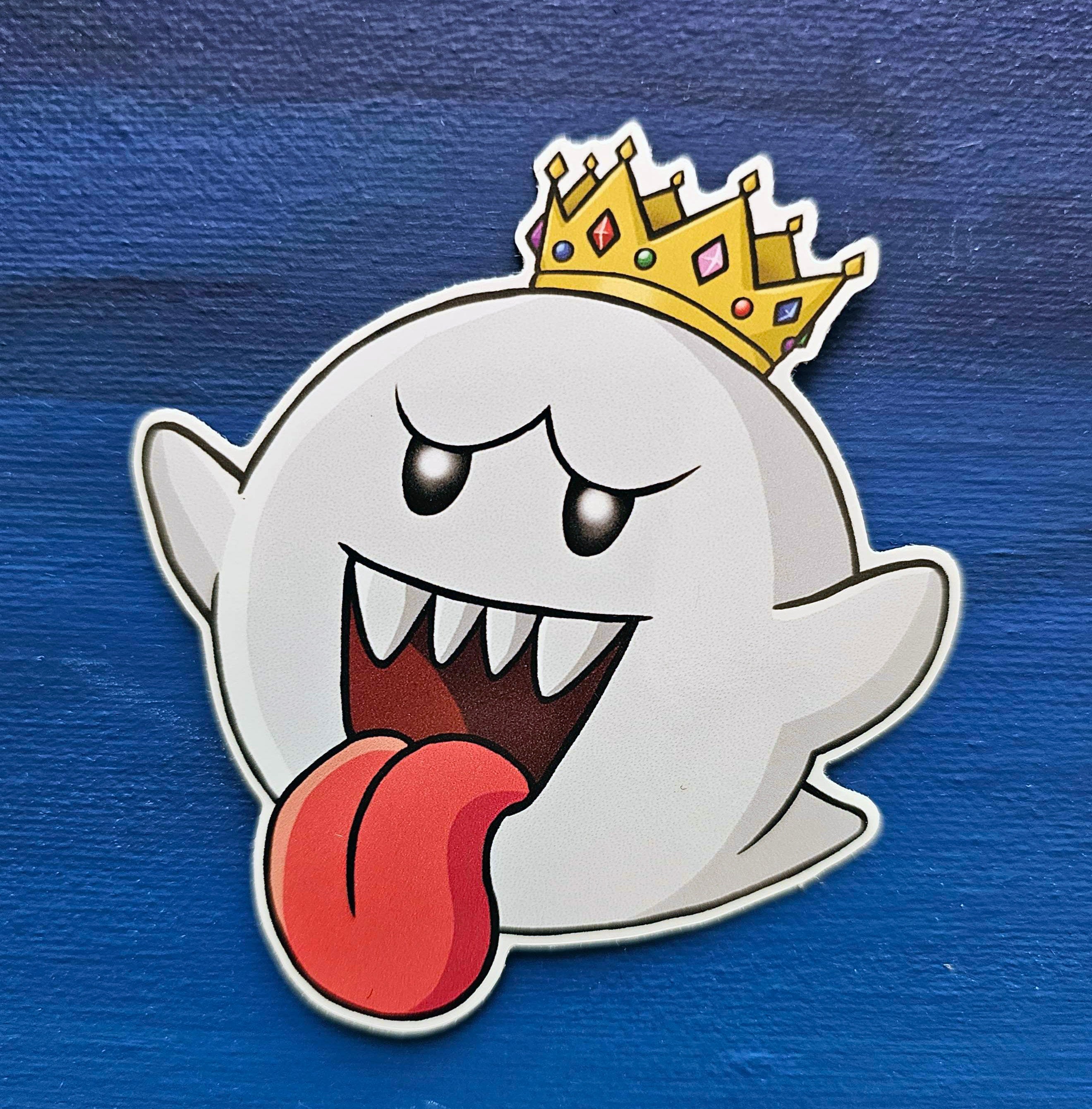 King Boo Sticker – Zilla's Art